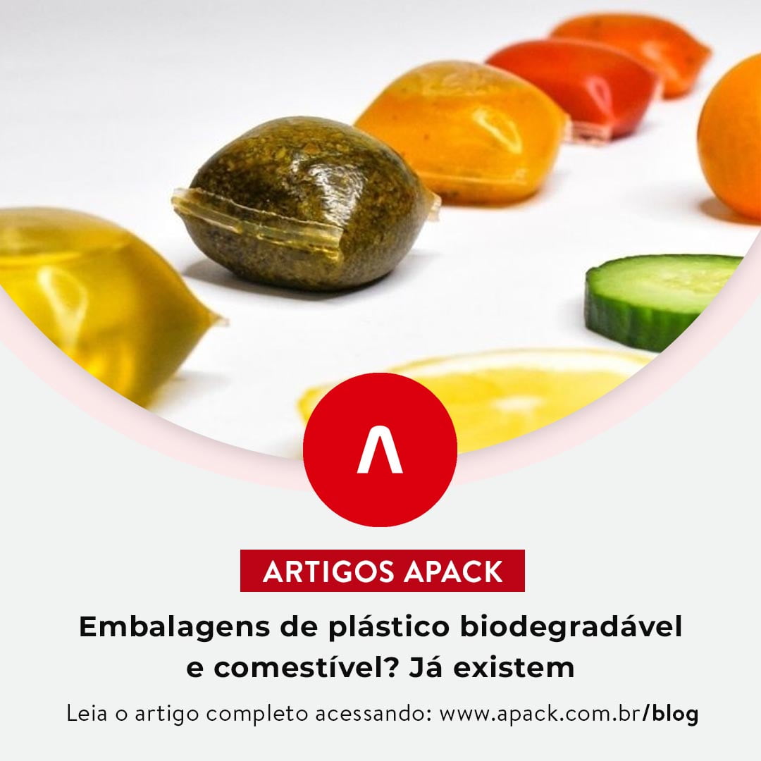 Embalagens de plástico biodegradável e comestível? Já existem - Apack ...